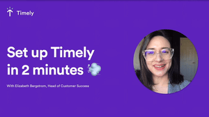 Getting Started | Setting up Timely | Timely Hub